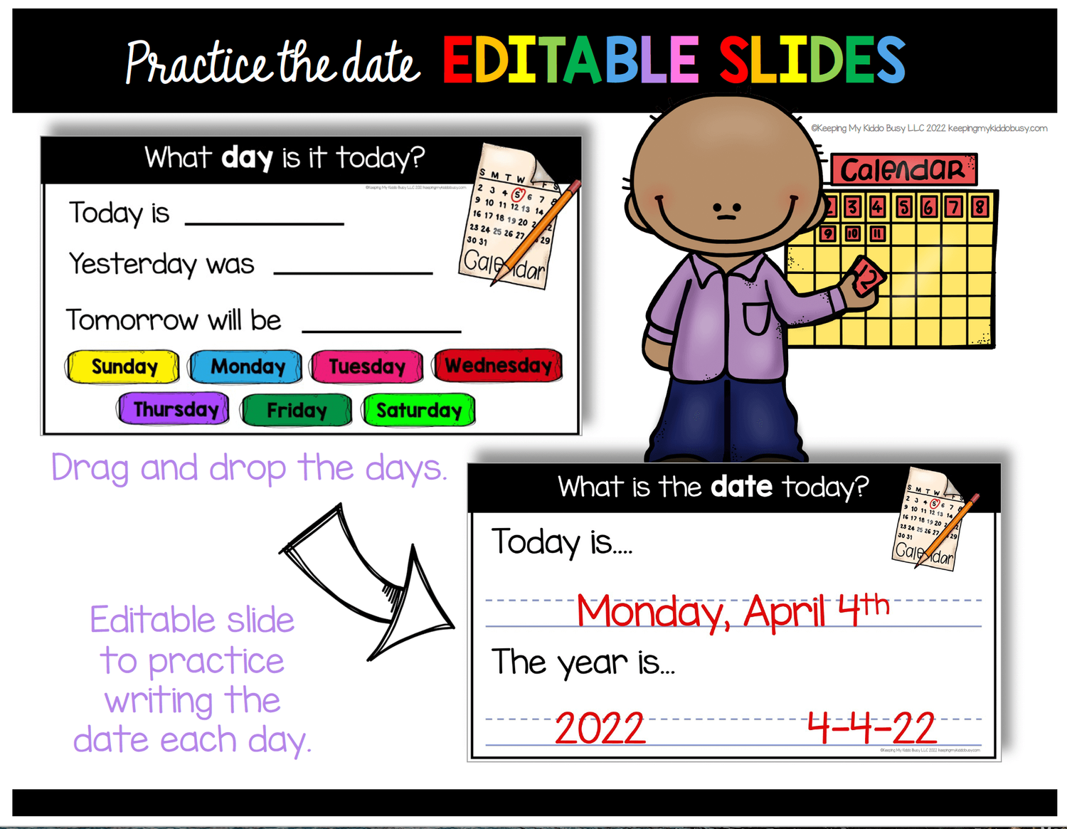 April Calendar and Morning Meeting in Kindergarten — Keeping My Kiddo Busy