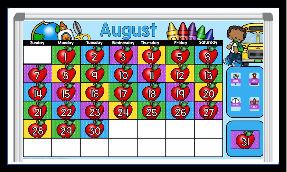 AUGUST — Keeping My Kiddo Busy