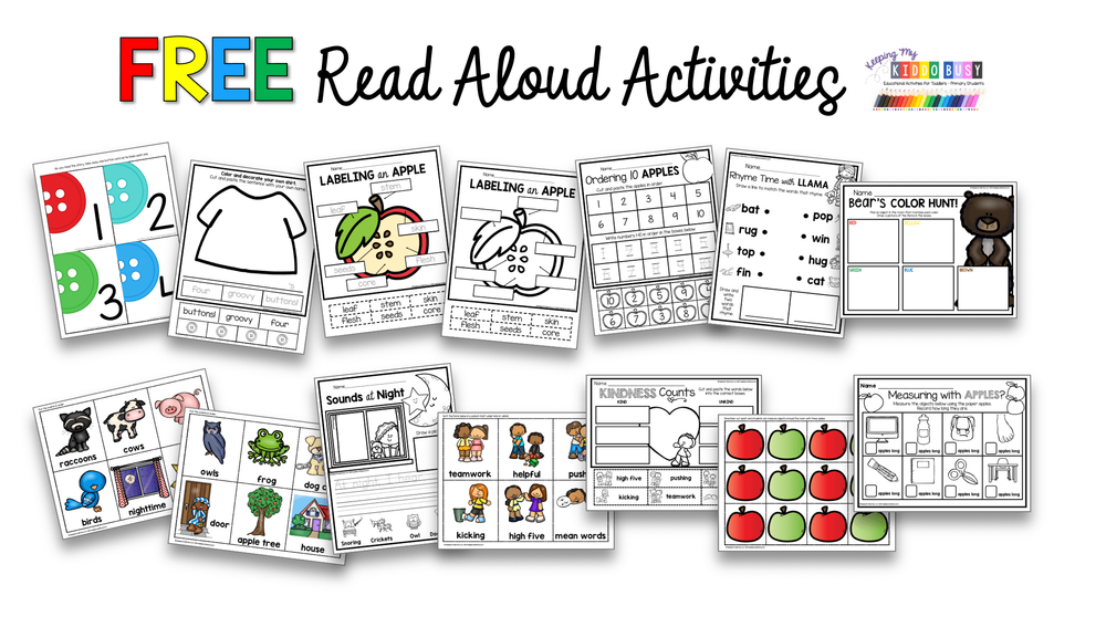 Favorite September Read Aloud Books for Kindergarten - FREEBIES ...