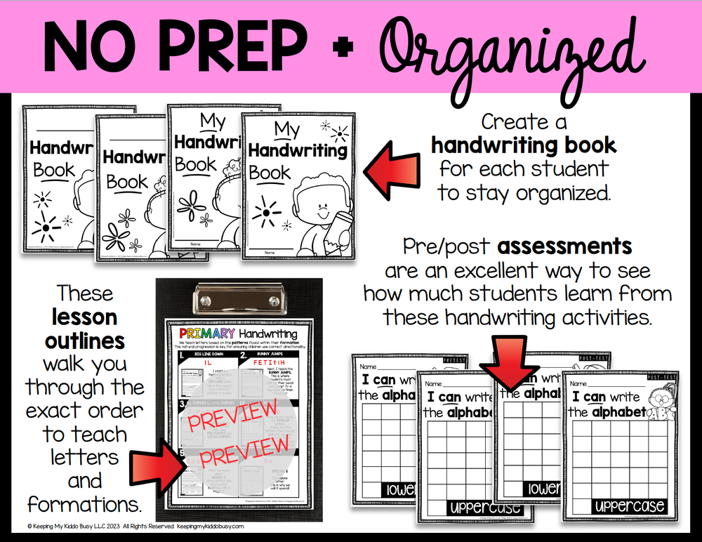 FREE Handwriting Practice — Keeping My Kiddo Busy