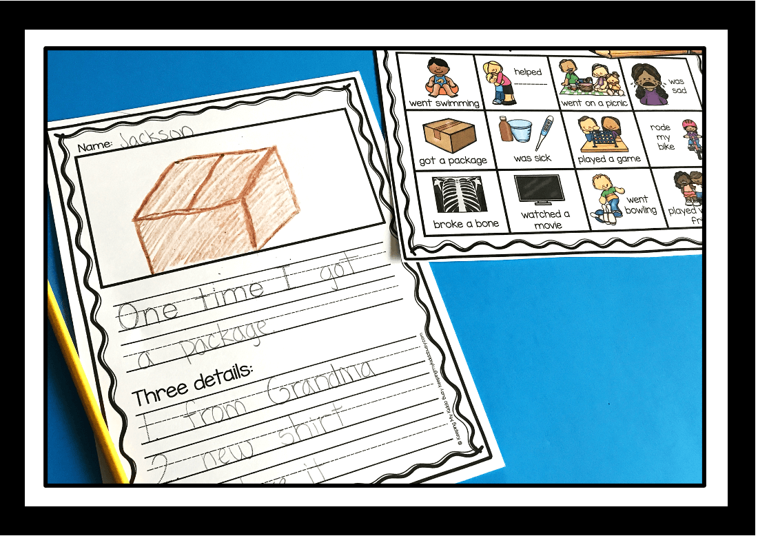 Writing — Keeping My Kiddo Busy