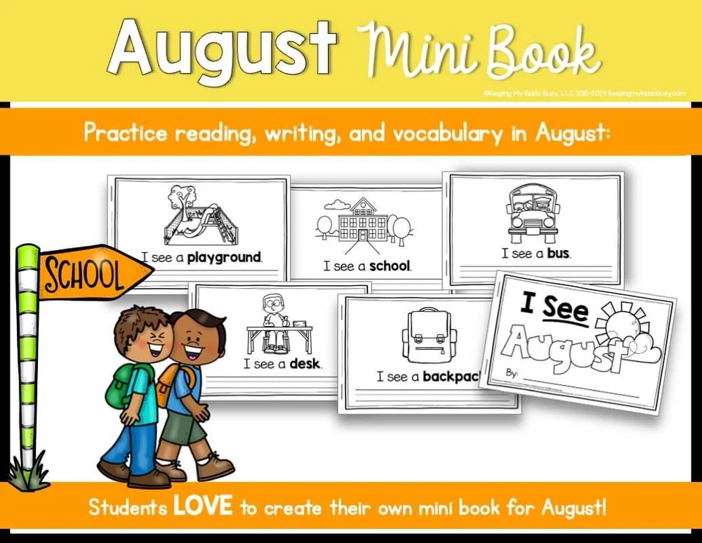 Kindergarten in August - FREEBIES — Keeping My Kiddo Busy