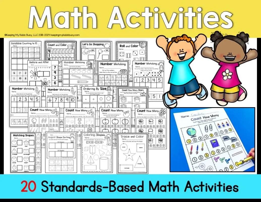 Kindergarten in August - FREEBIES — Keeping My Kiddo Busy