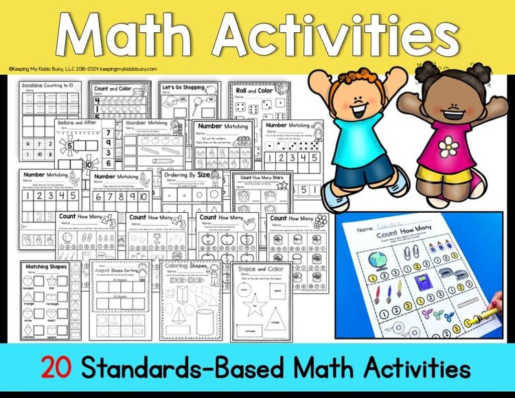 Kindergarten in August - FREEBIES — Keeping My Kiddo Busy