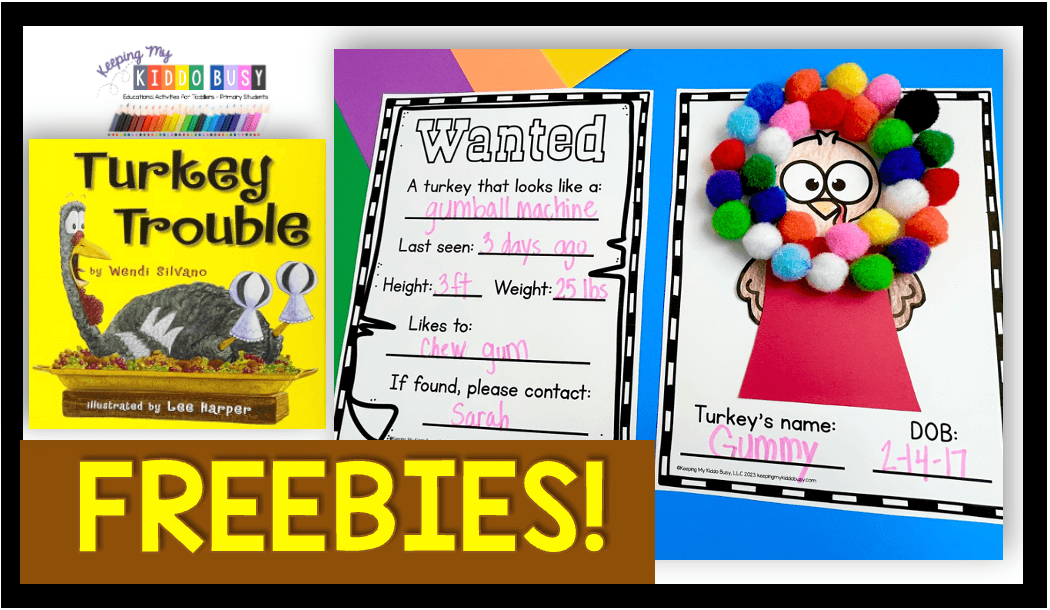 Favorite November Read Aloud Books for Kindergarten - FREE ACTIVITIES ...