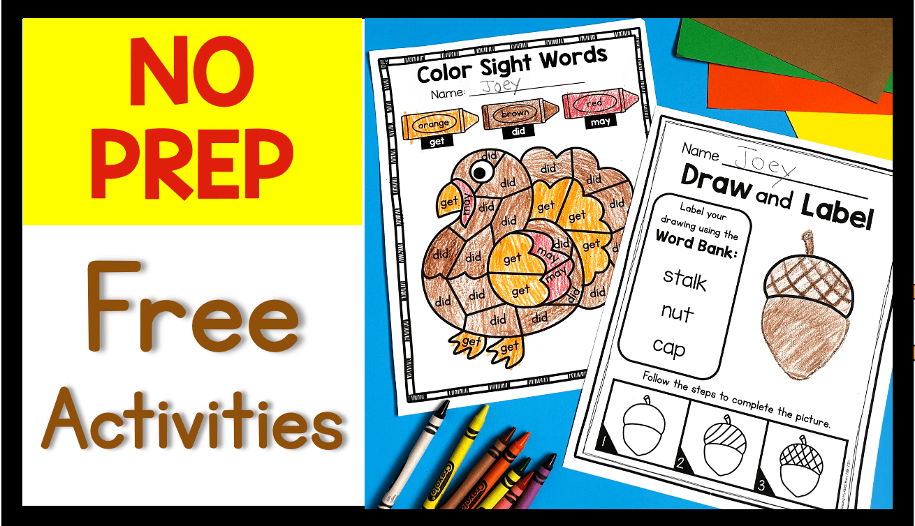 NOVEMBER — Keeping My Kiddo Busy