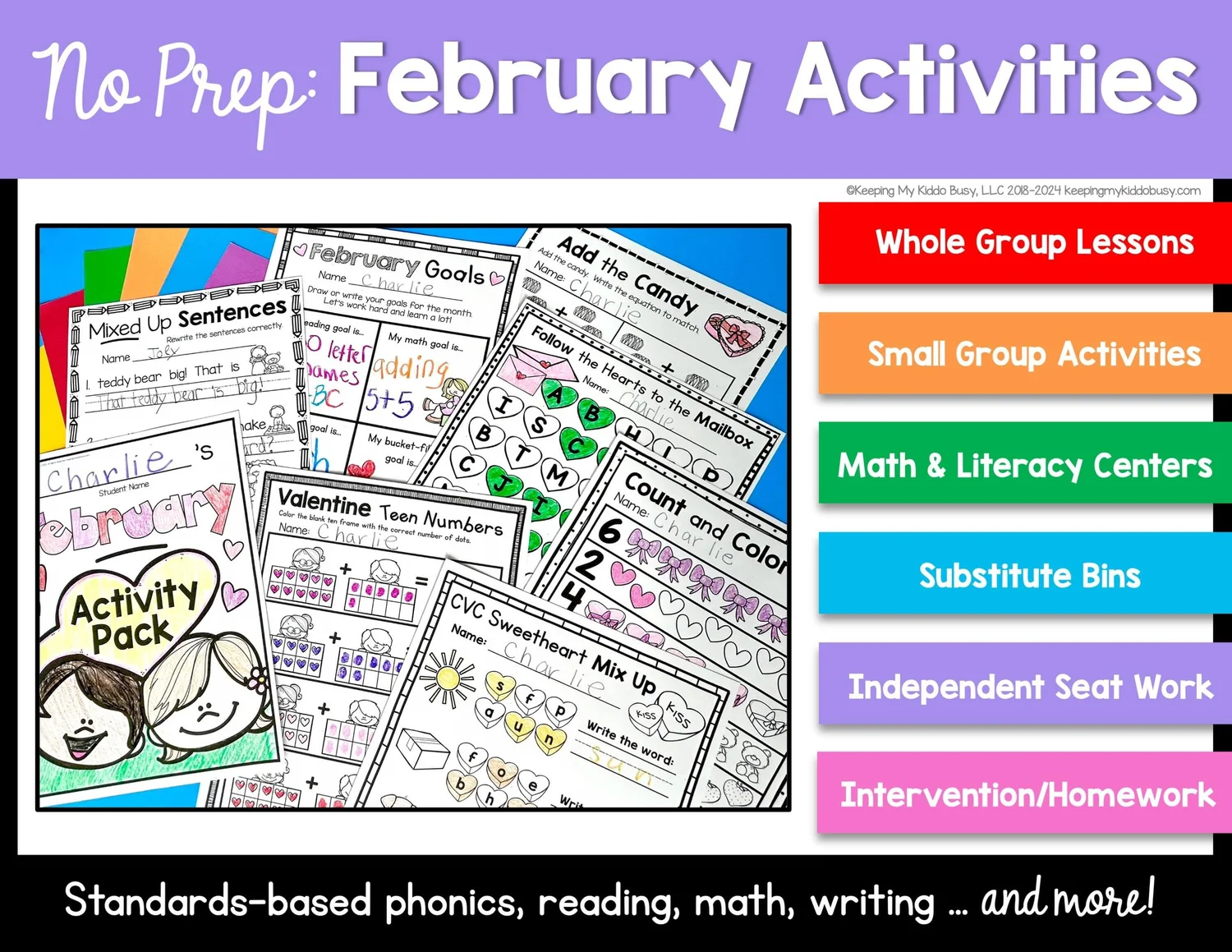 February Week 1 Lessons - FREE President's Day activities — Keeping My ...