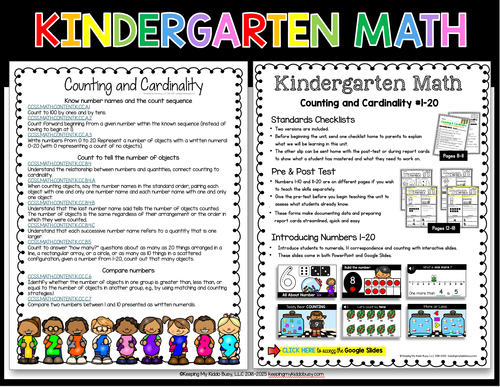 Counting and Cardinality FREEBIES — Keeping My Kiddo Busy
