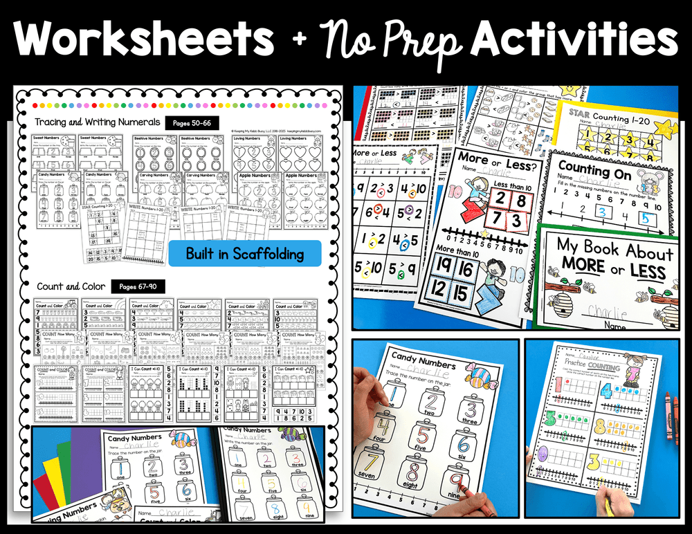 Counting and Cardinality FREEBIES — Keeping My Kiddo Busy