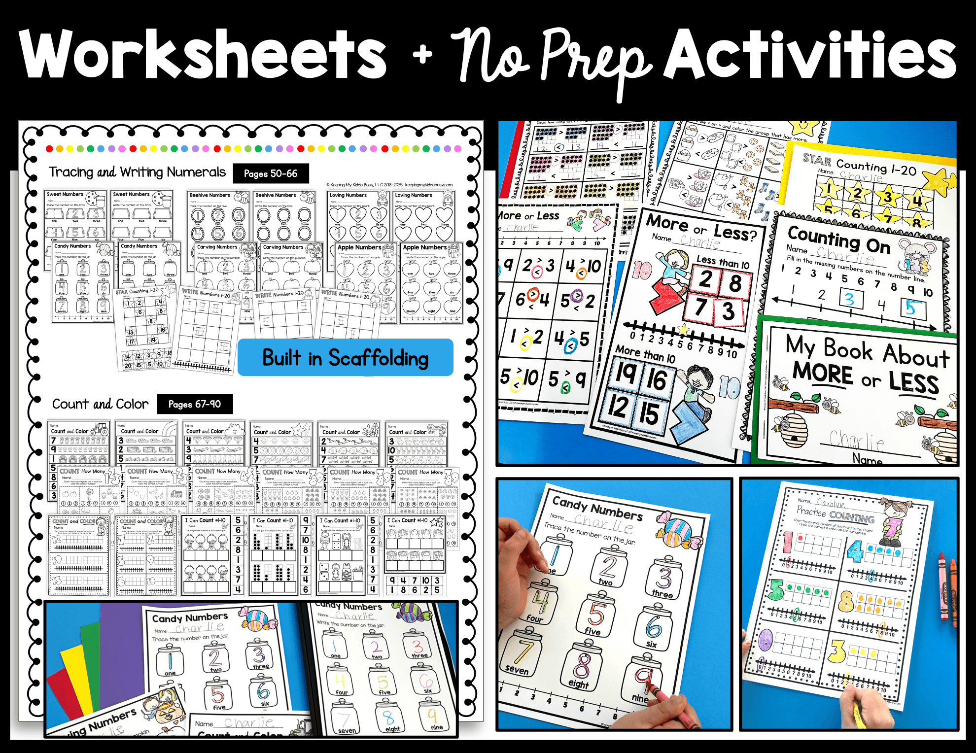 Counting and Cardinality FREEBIES — Keeping My Kiddo Busy
