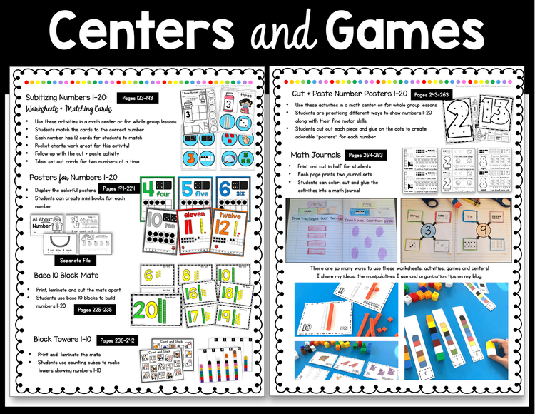 Counting and Cardinality FREEBIES — Keeping My Kiddo Busy