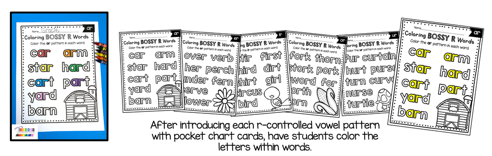 Bossy R Phonics Unit - R Controlled Vowels - FREEBIES — Keeping My ...