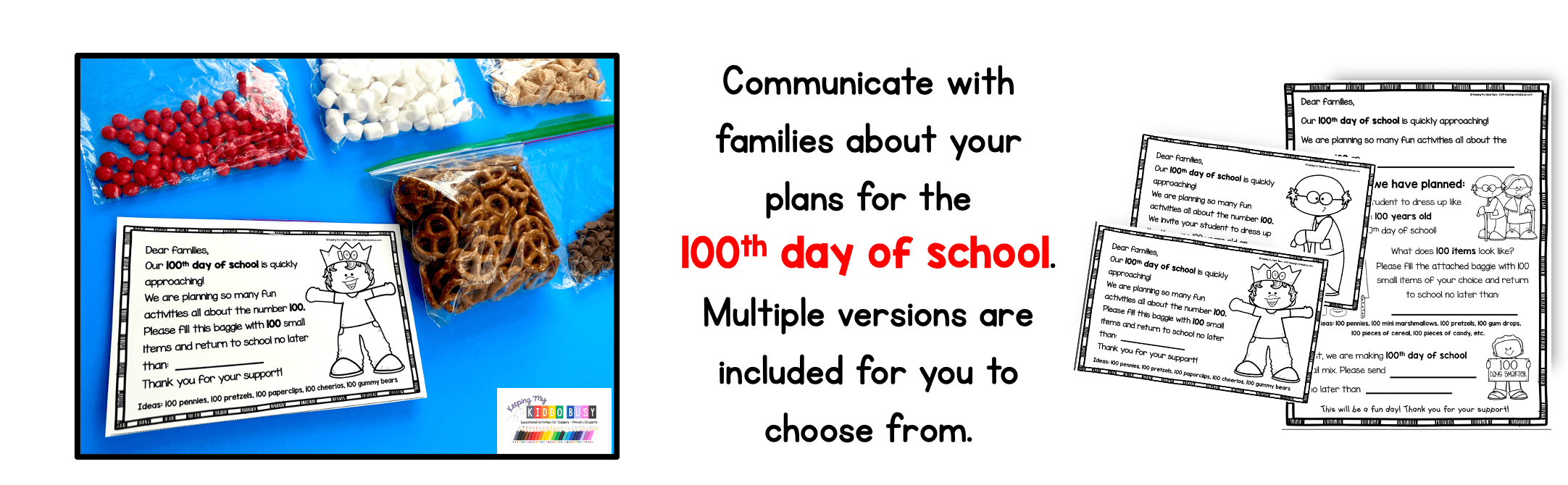 100 Days in School - Games Activities Crowns - Kindergarten - Preschool ...