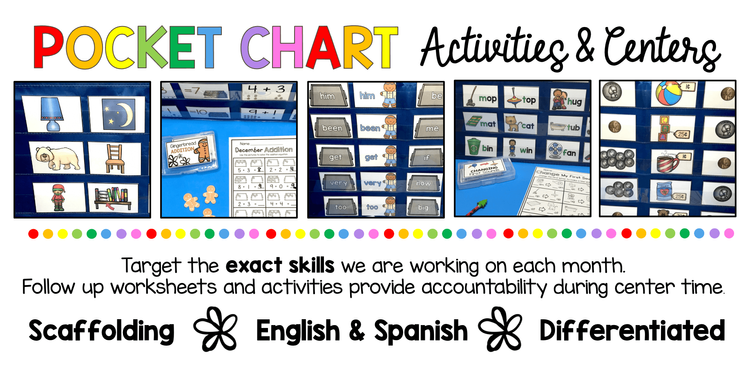 December Pocket Chart Centers — Keeping My Kiddo Busy