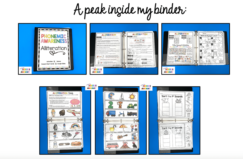 Phonemic Awareness in Pre-K and Kindergarten FREEBIES — Keeping My ...