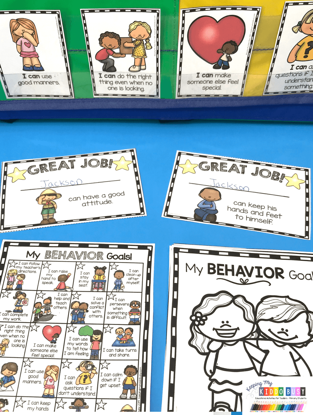 Student Behavior Goal Setting Kit — Keeping My Kiddo Busy