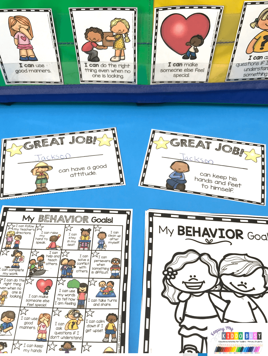 Student Behavior Goal Setting Kit — Keeping My Kiddo Busy