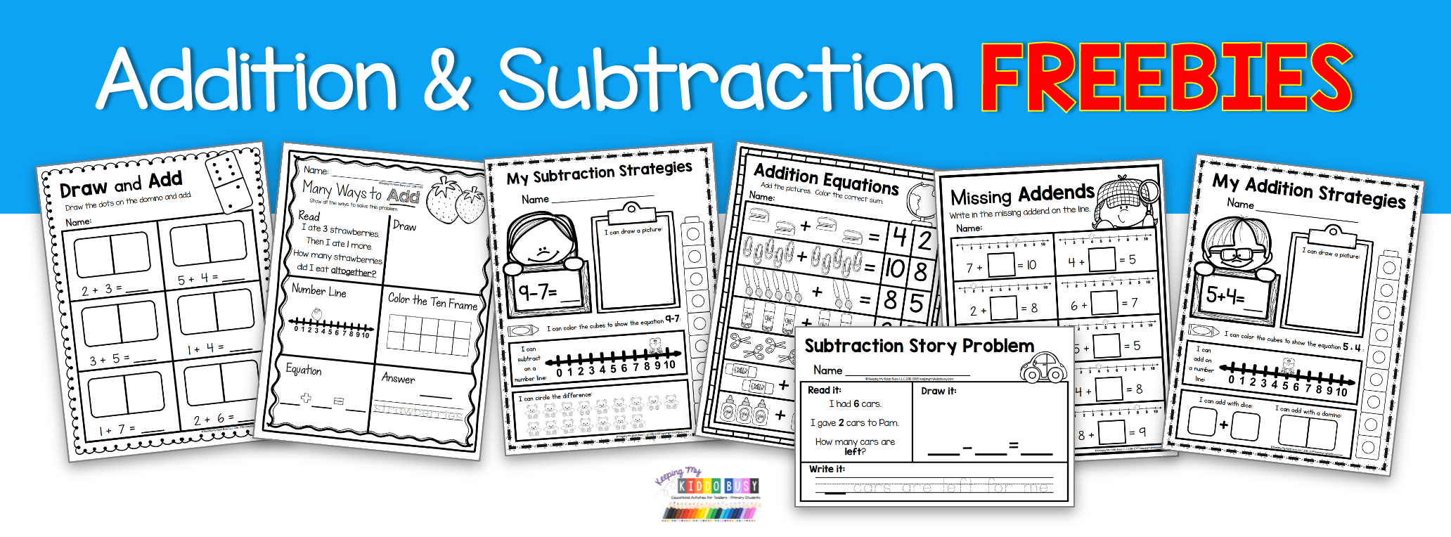 Operations & Algebraic Thinking Bundle - FREEBIES — Keeping My Kiddo Busy