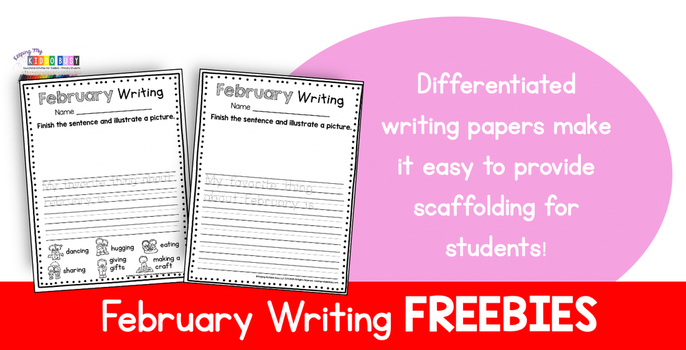 February Math & ELA Pack - FREEBIES — Keeping My Kiddo Busy