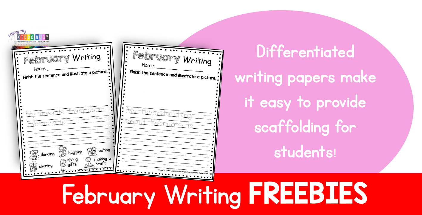 February Math & ELA Pack - FREEBIES — Keeping My Kiddo Busy