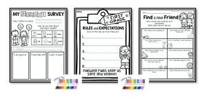 First Grade Back to School Activities FREE WORKSHEETS — Keeping My ...