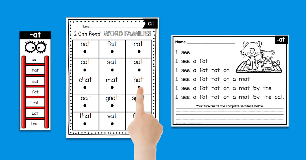 Word Families and Phonics - FREE activities — Keeping My Kiddo Busy