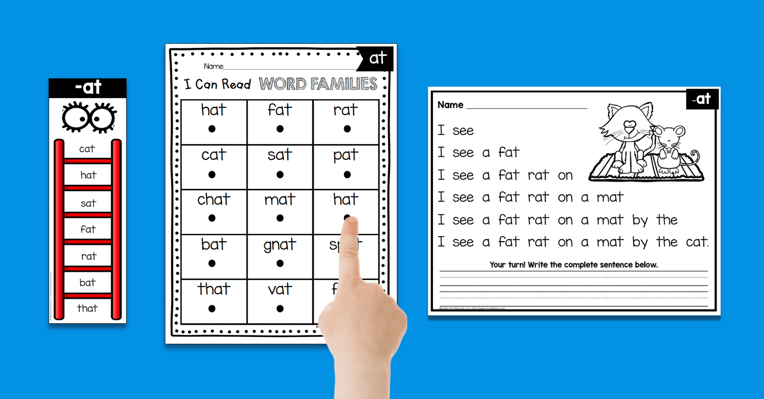Word Families and Phonics - FREE activities — Keeping My Kiddo Busy