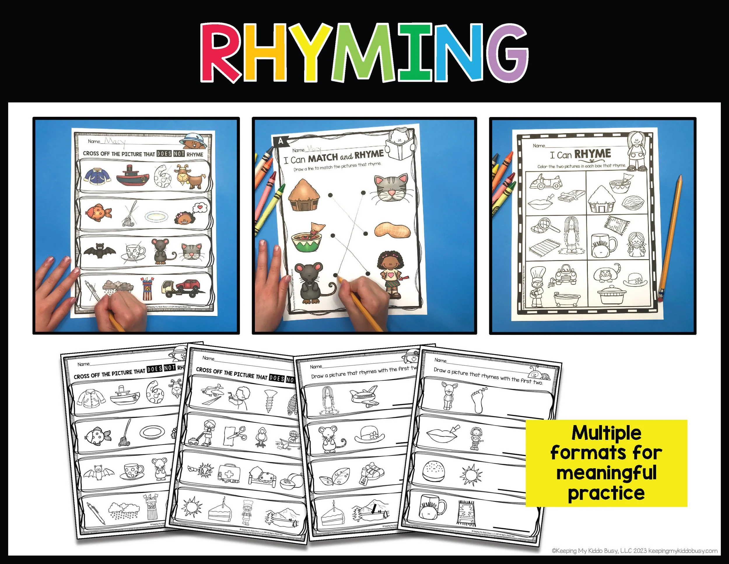 Rhyming — Keeping My Kiddo Busy