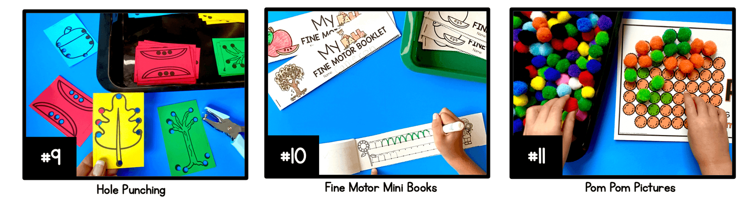 Fall Fine Motor Centers for Preschool and Kindergarten - FREE ...