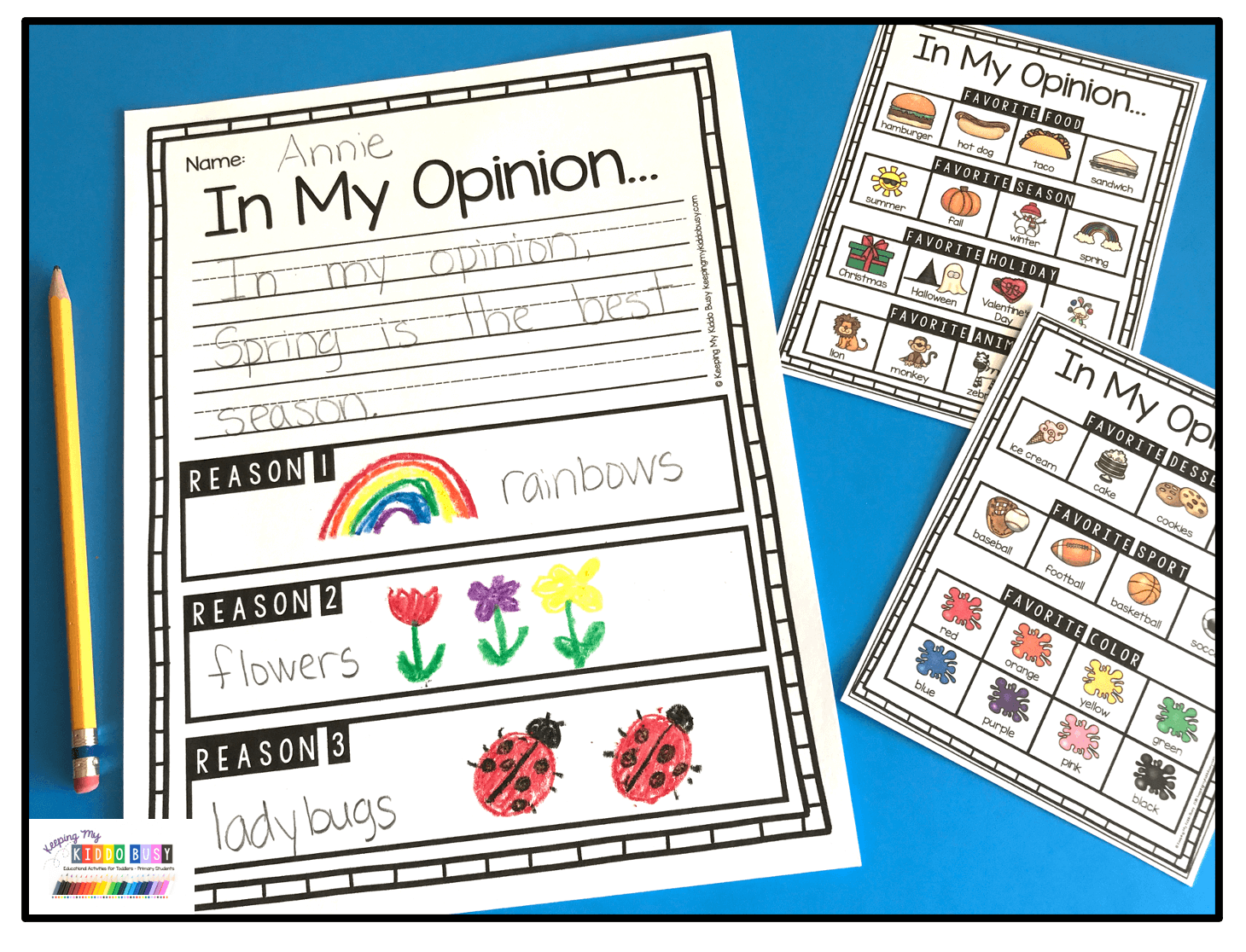 Opinion Writing - Unit 5 - FREE ACTIVITY — Keeping My Kiddo Busy