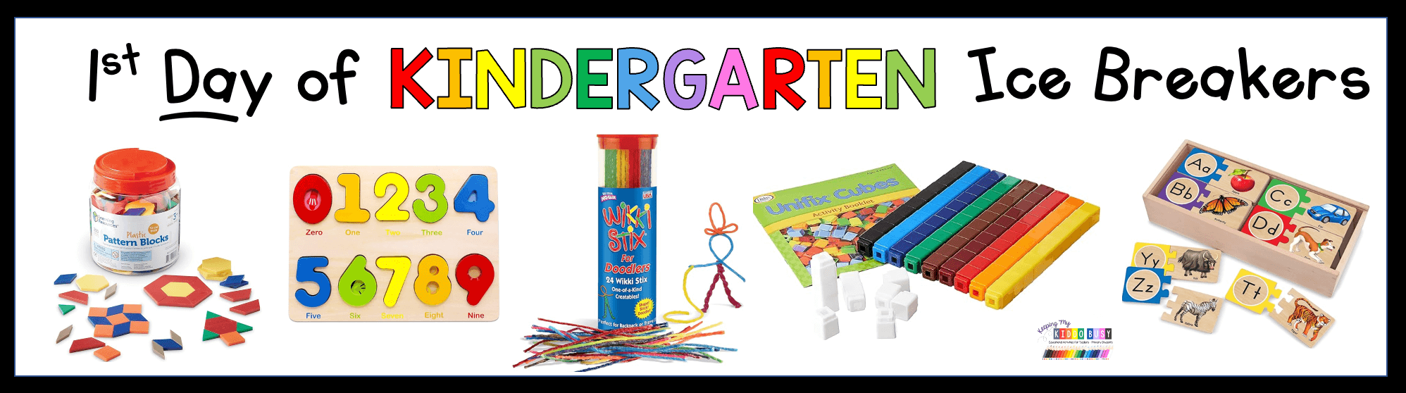 FREE lesson plans for the first day of kindergarten — Keeping My Kiddo Busy