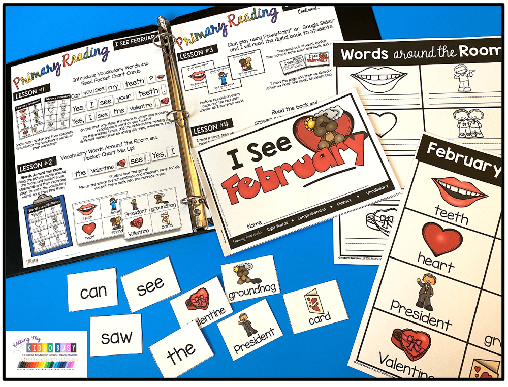 February Reading Unit for Pre-k and Kindergarten — Keeping My Kiddo Busy