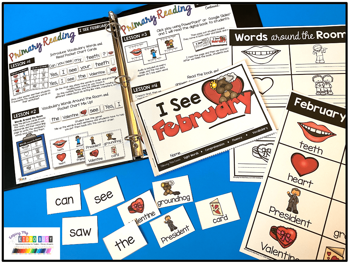 February Reading Unit for Pre-k and Kindergarten — Keeping My Kiddo Busy