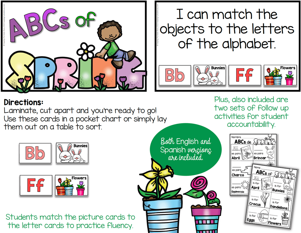 April Task Cards — Keeping My Kiddo Busy