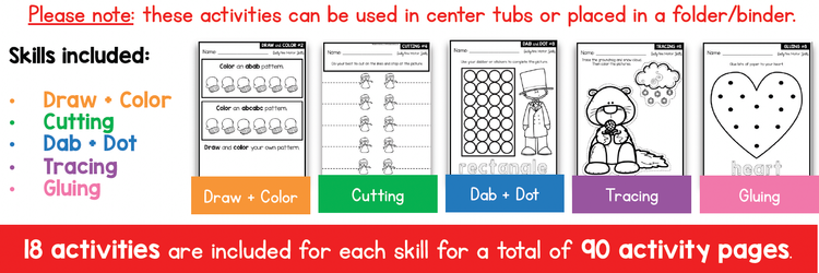 Winter Fine Motor Centers for Preschool and Kindergarten - FREEBIES ...