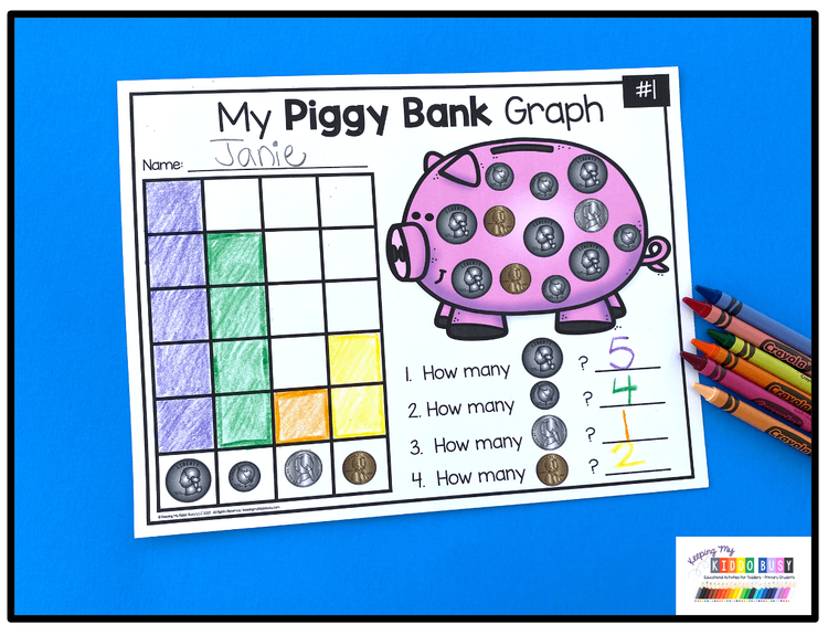 Dollars and Coins - Money Math for Kindergarten and First Grade ...