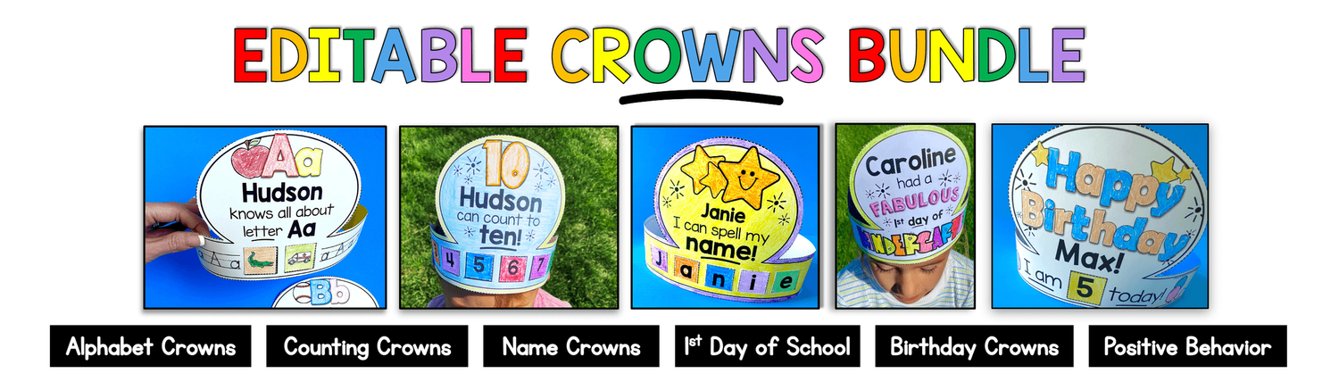 Editable Crowns and Hats - Birthday - Name - FREE NEW YEAR HAT ...