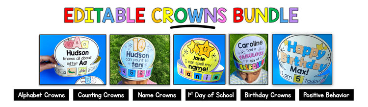 Editable Crowns and Hats - Birthday - Name - FREE NEW YEAR HAT ...