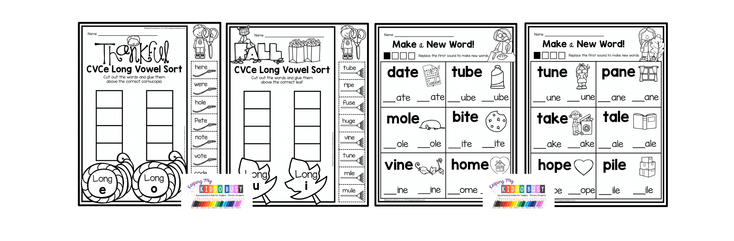 First Grade November Worksheets FREEBIES — Keeping My Kiddo Busy
