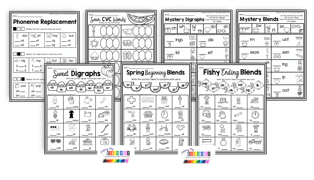 June activities and worksheets for first grade - FREEBIES — Keeping My ...