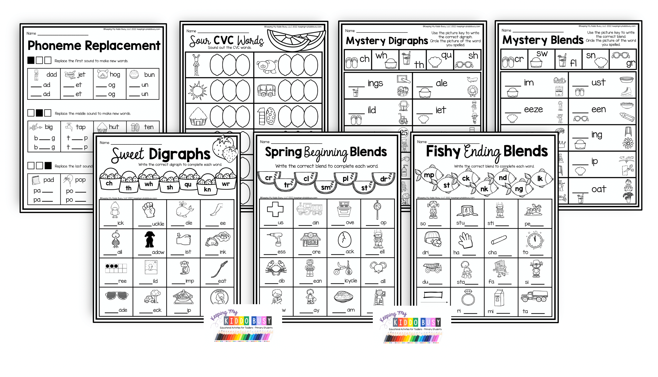 June activities and worksheets for first grade - FREEBIES — Keeping My ...