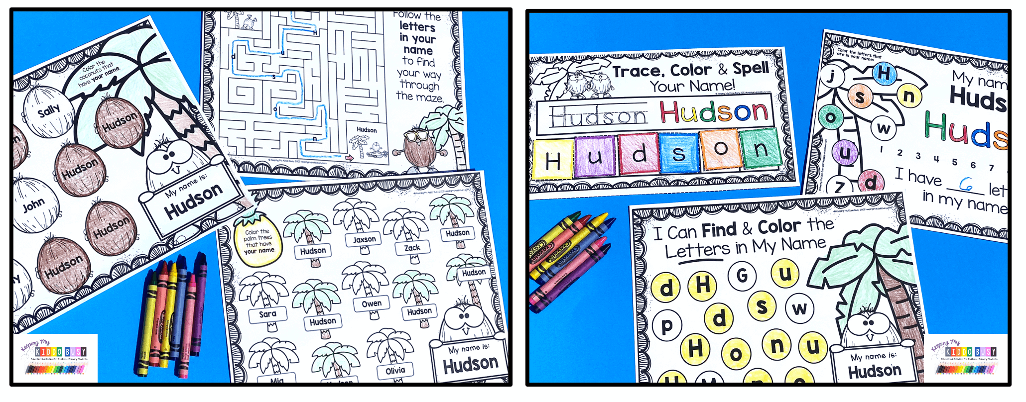 Chicka Chicka Boom Boom - Name Activities and Crafts for Preschool and ...