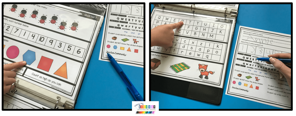 Kindergarten Report Card and Assessment Kit - FREEBIE — Keeping My ...