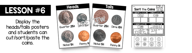 Dollars and Coins - Money Math for Kindergarten and First Grade ...