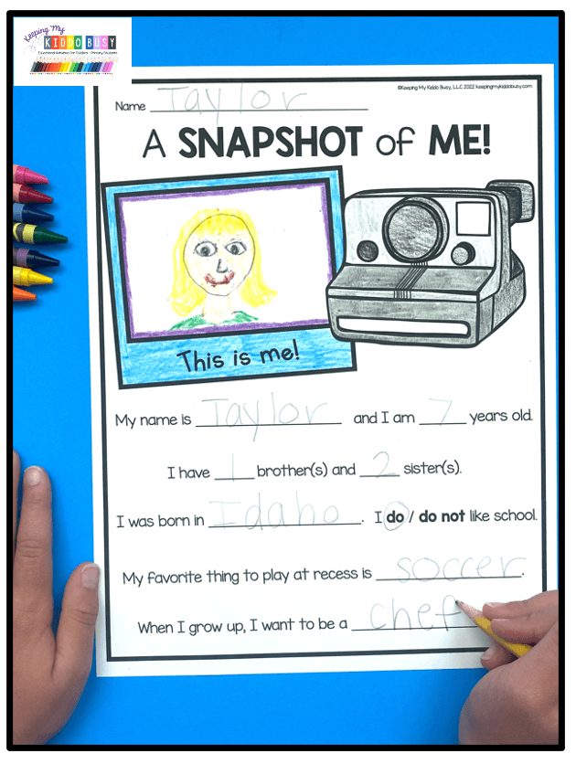 First Grade Back to School Activities FREE WORKSHEETS — Keeping My ...