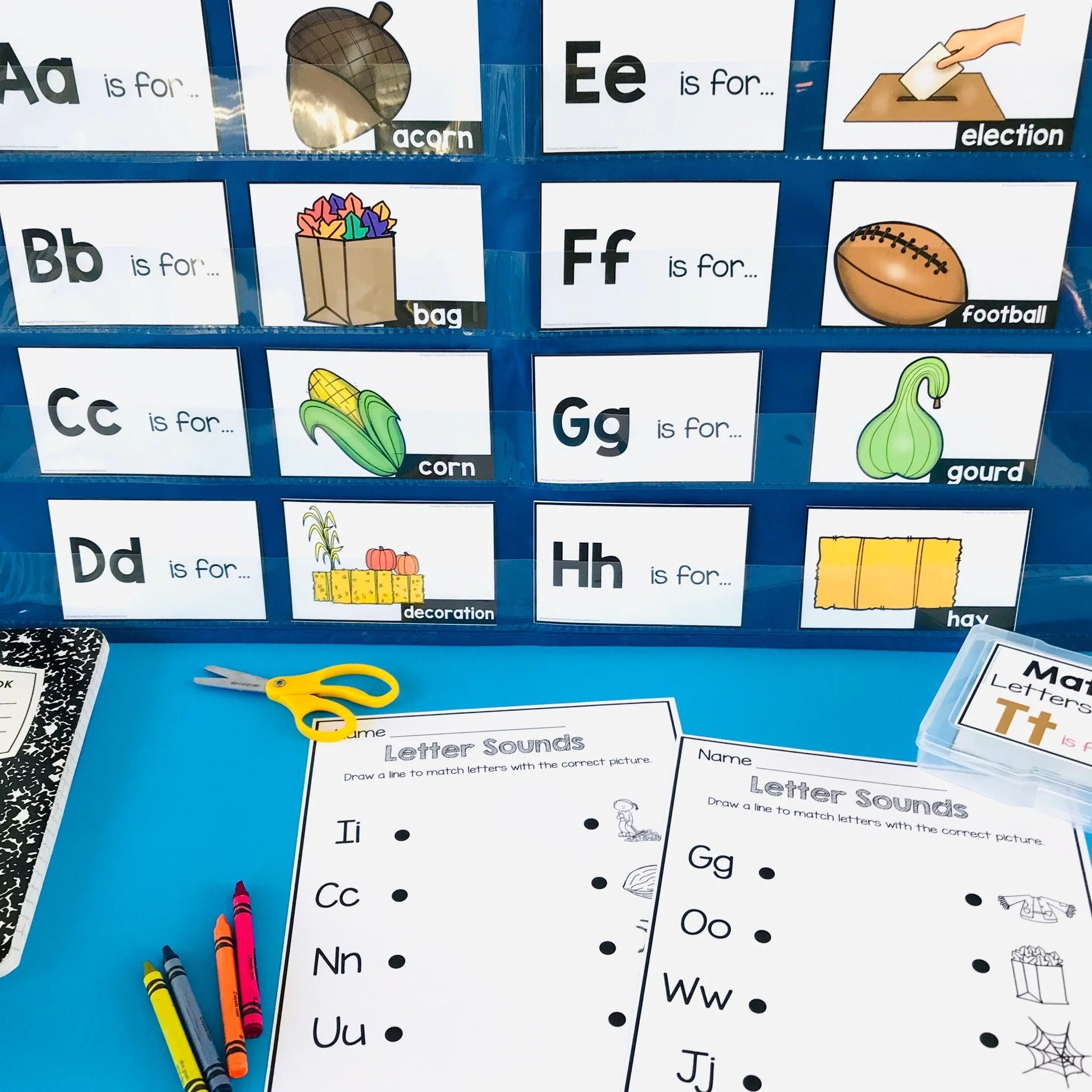 November Pocket Chart Centers — Keeping My Kiddo Busy