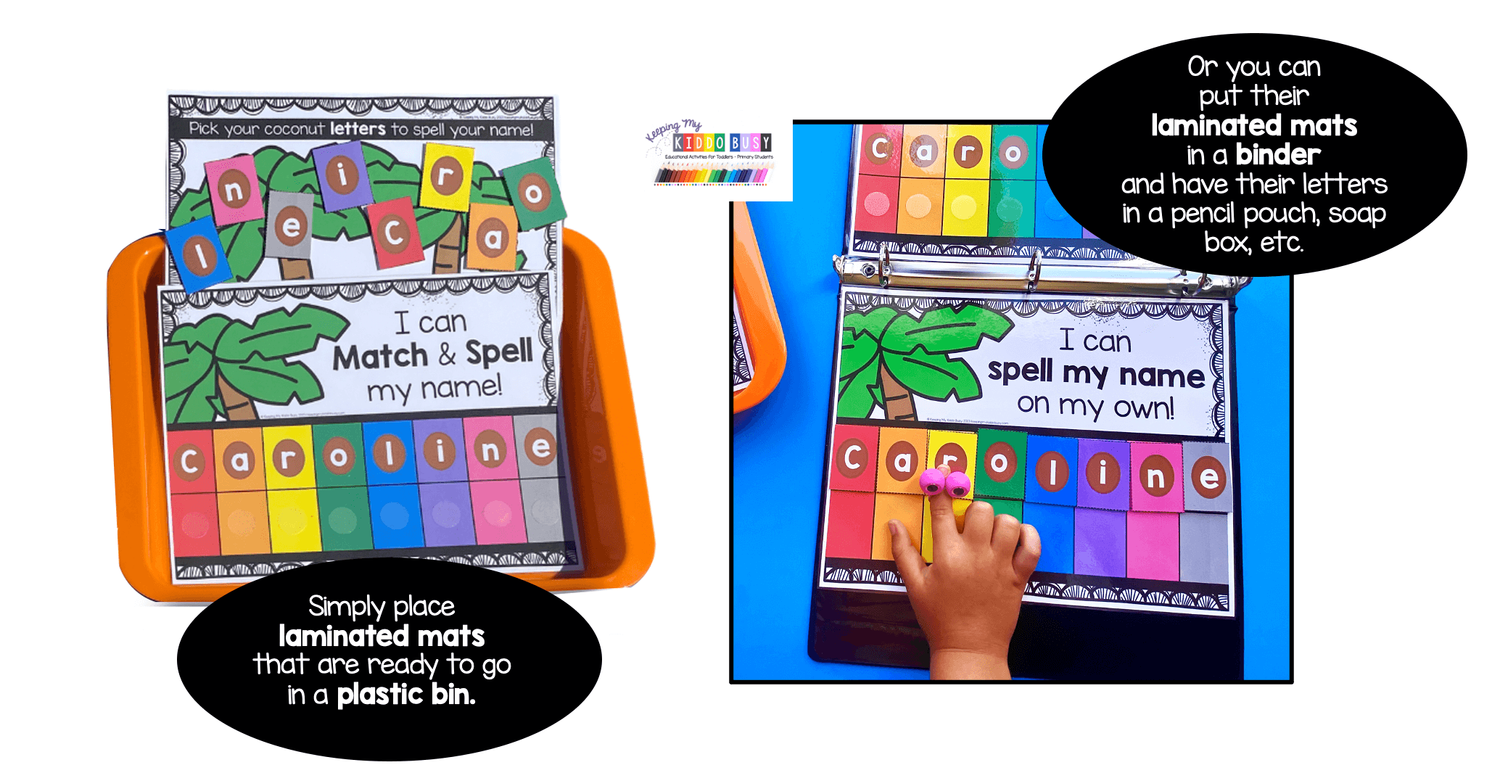 Chicka Chicka Boom Boom - Name Activities and Crafts for Preschool and ...