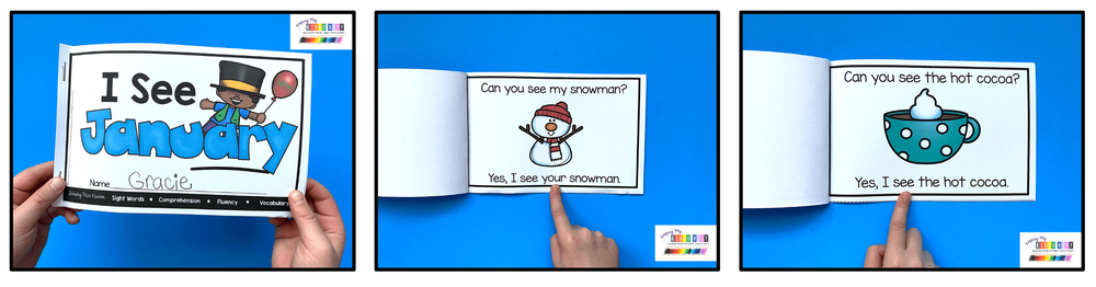 I See January Literacy Pack - Sight Words and Vocabulary WINTER ...