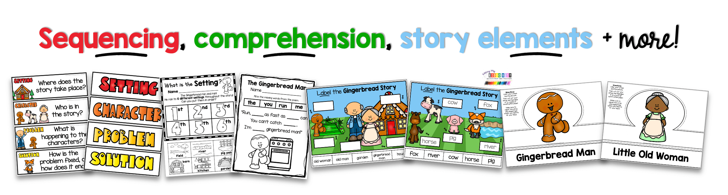 The Gingerbread Man Activities and Crafts for Kindergarten FREE ...