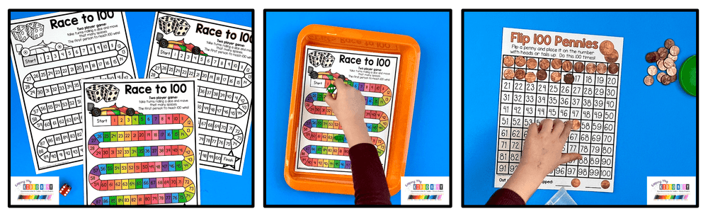 100 Days in School - Games Activities Crowns - Kindergarten - Preschool ...